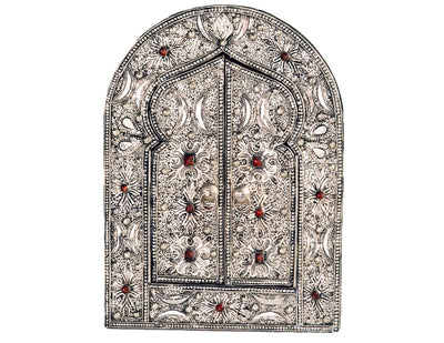 13" Keyhole Arch Moon Mirror